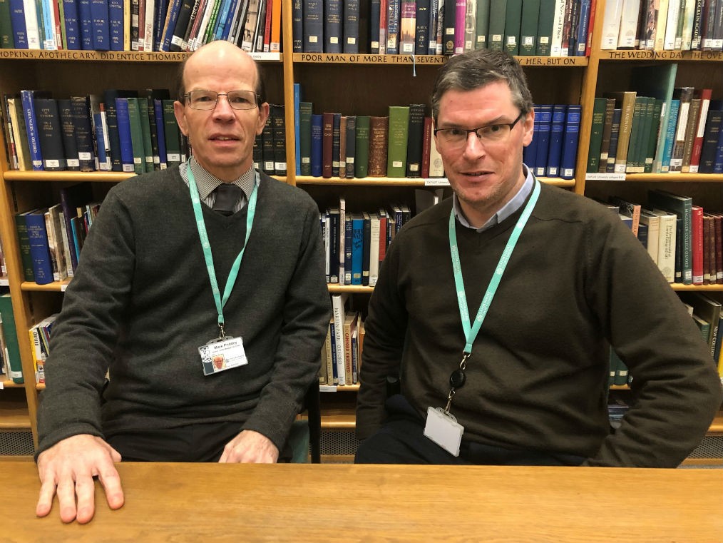 Mark Priddey and Mark Lawrence