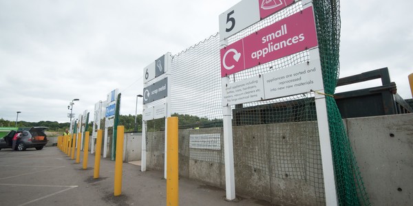 Household waste recycling centres set for cleaning and repairs