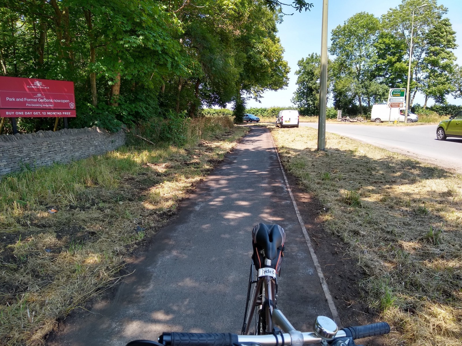 Cycle route work in Woodstock shows the path to active travel