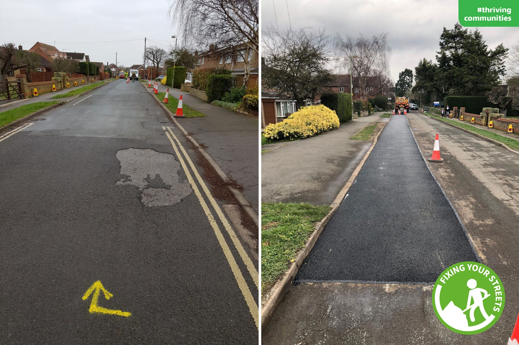 Resurfacing complete on Wormold Road