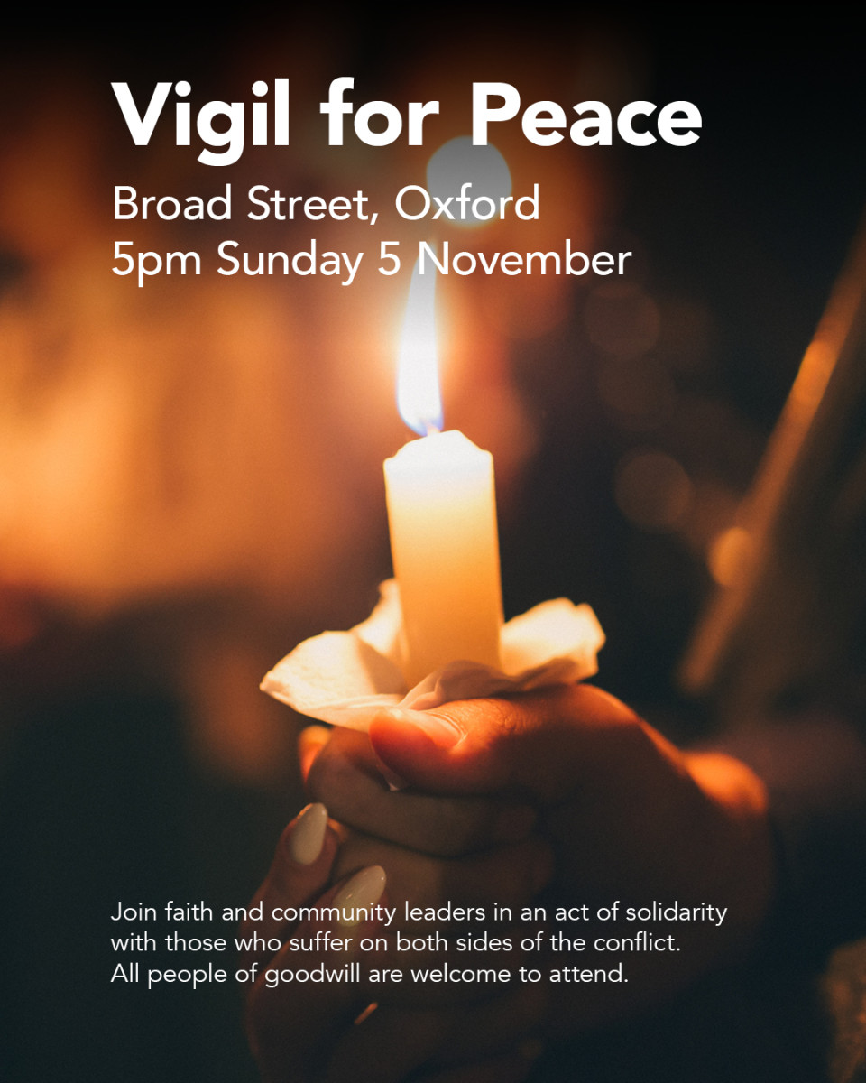 Oxfordshire civic and faith leaders stand together to call for peace ...