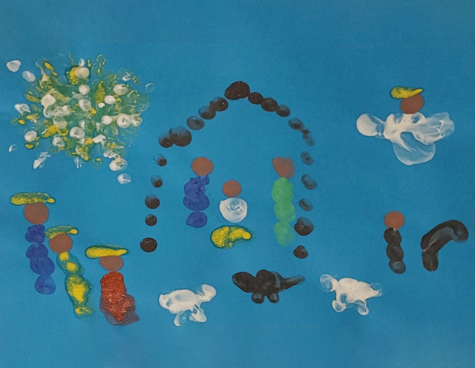 Ronan’s Christmas card design is joyful and triumphant