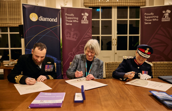 Link approved between Oxfordshire and HMS Diamond