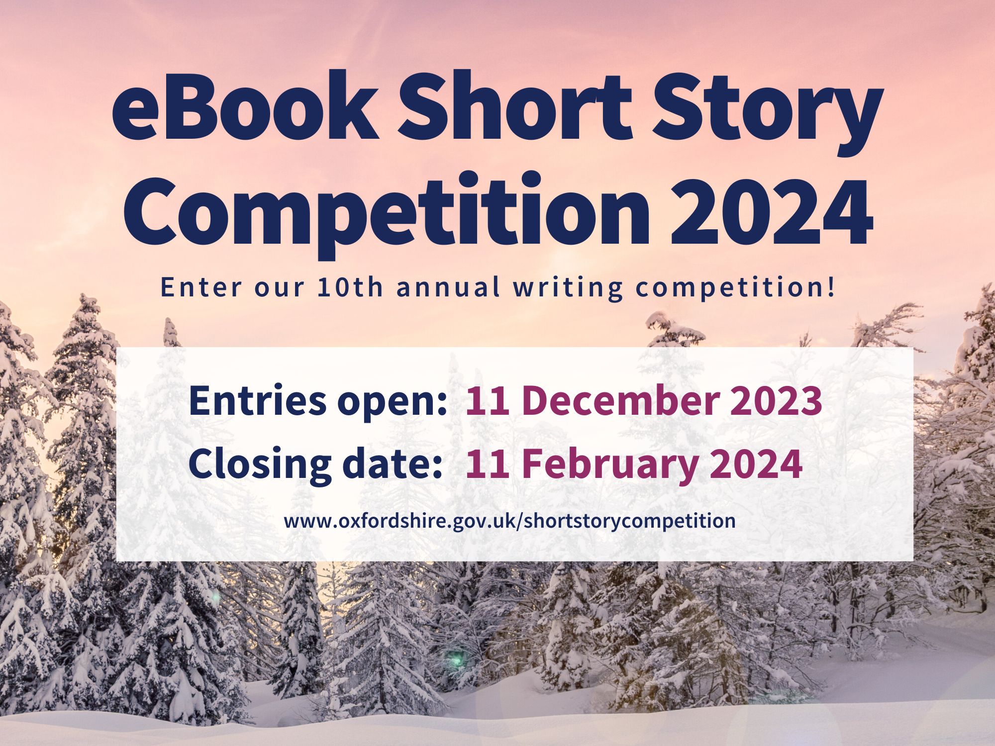 Oxfordshire libraries eBook short story competition reaches its 10th year!