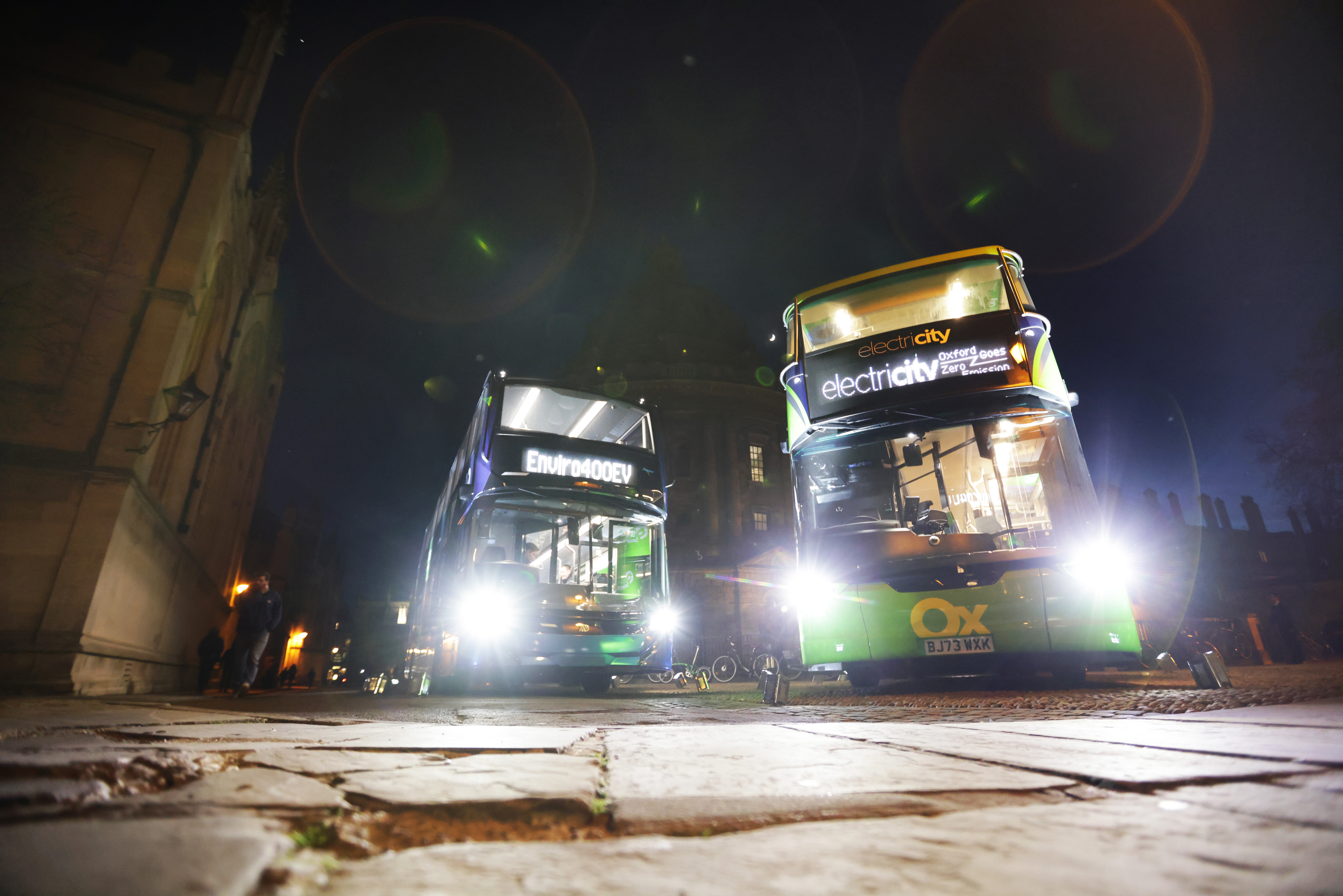 Launch of all-electric bus fleet to service Oxford passengers