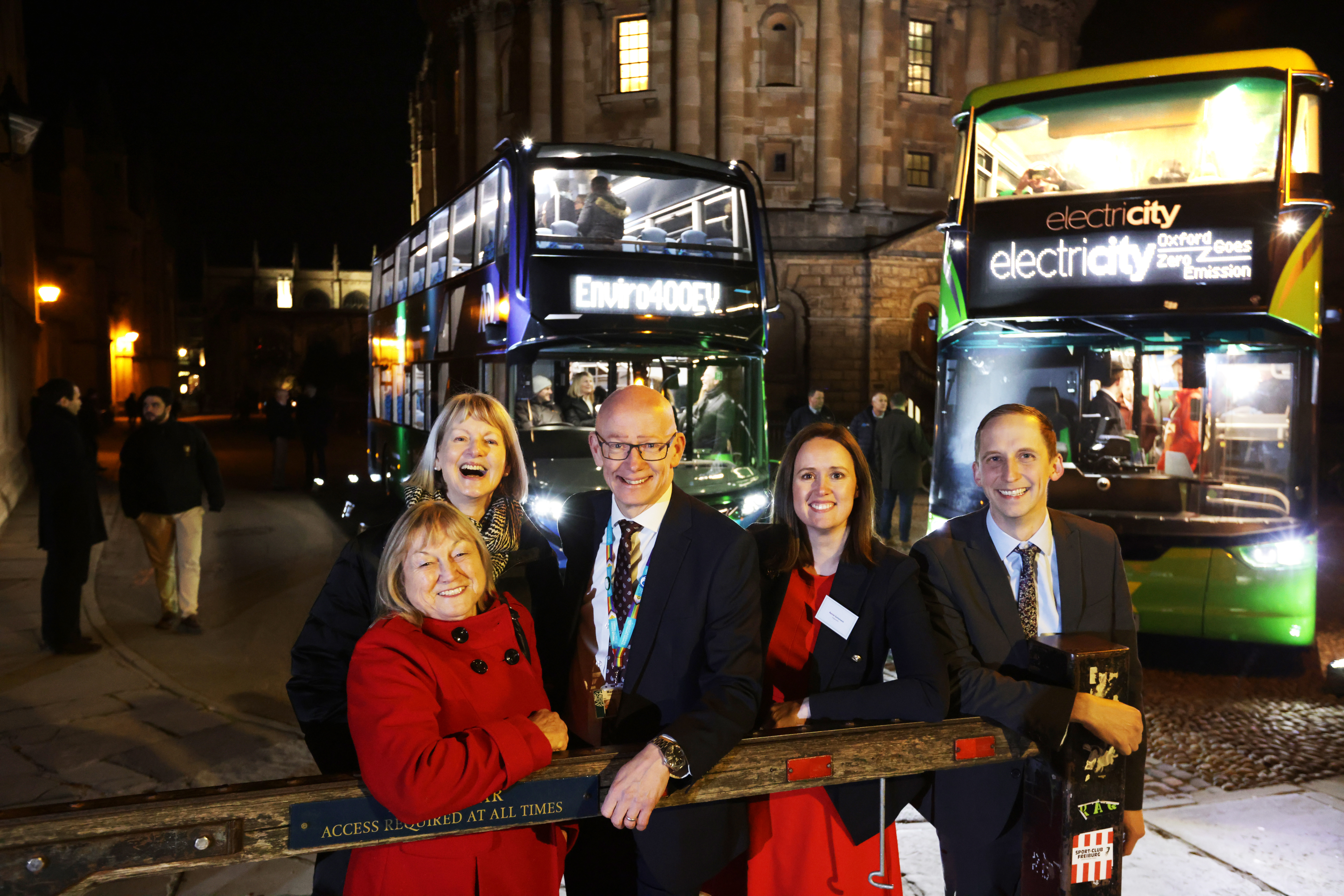 Launch of all-electric bus fleet to service Oxford passengers