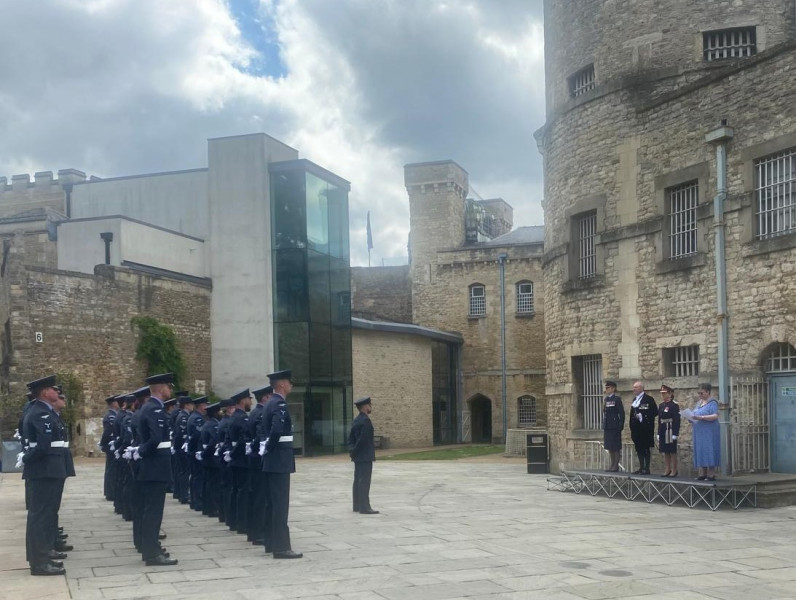 Raising the flag ahead of Armed Forces Day 2024 in Oxfordshire