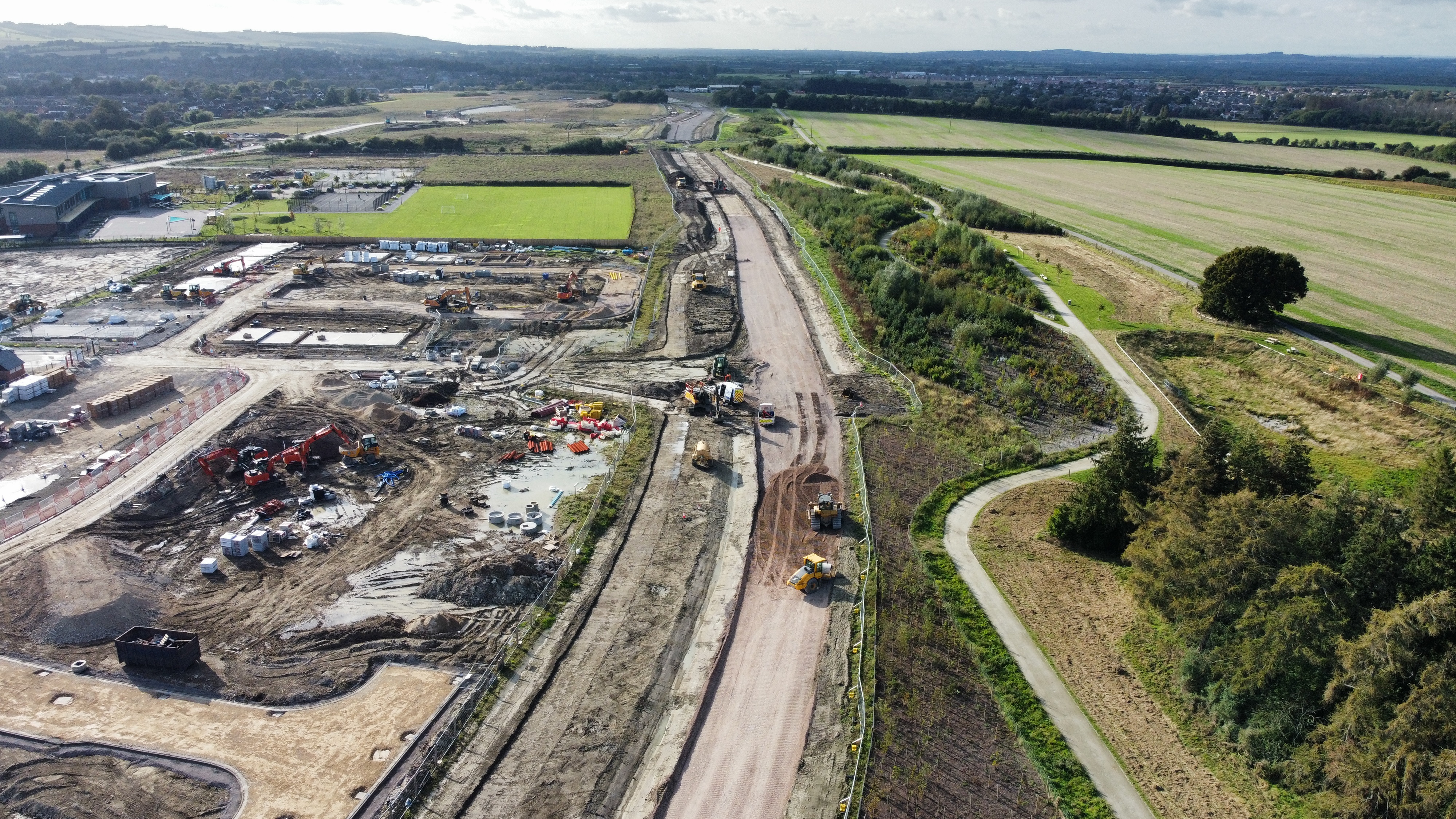 Construction starts on final phase of new link road between Wantage and ...