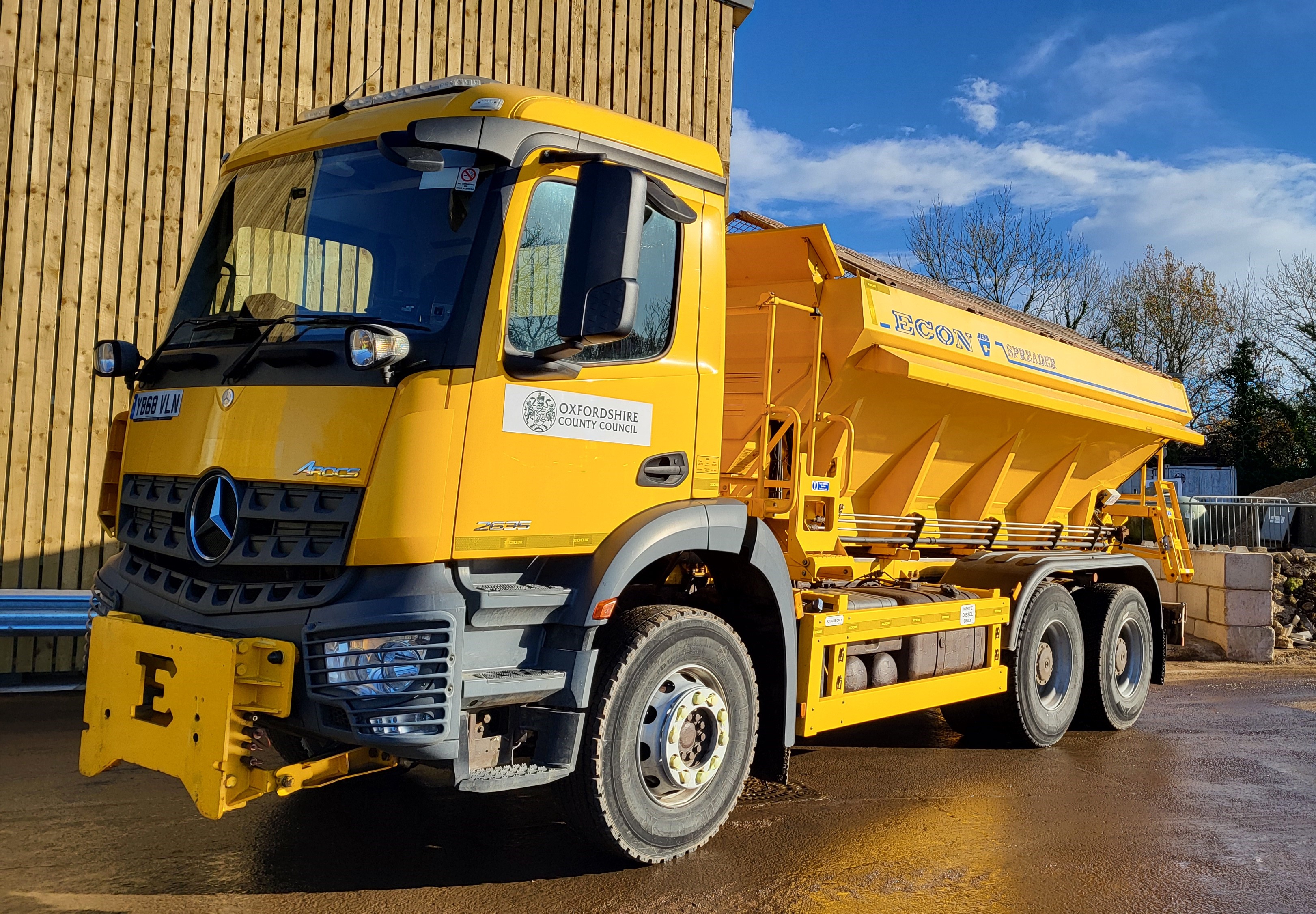 Oxfordshire gets set for winter with new salt barn and fleet of gritters