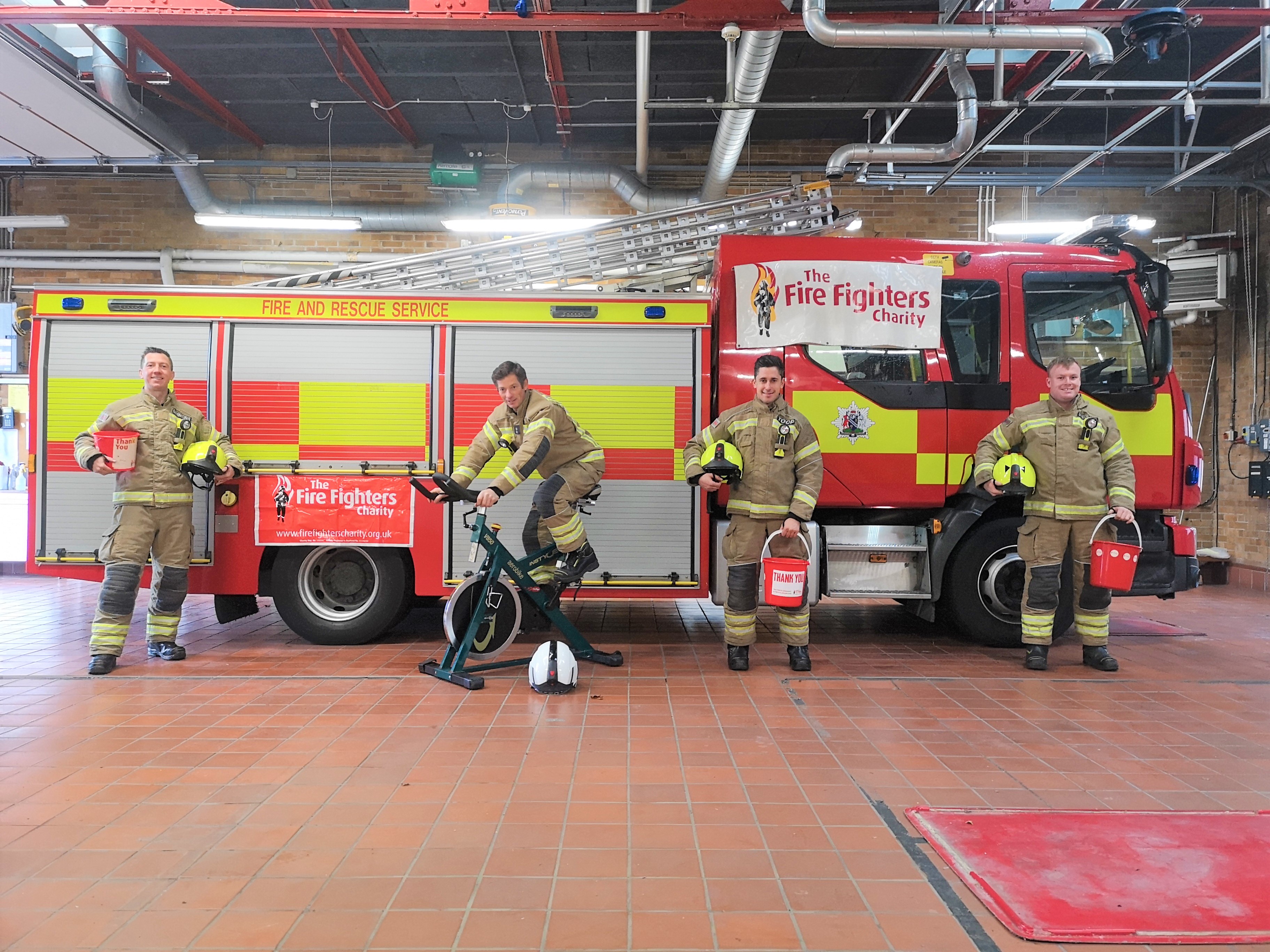 Oxford firefighters to get on their bikes for charity