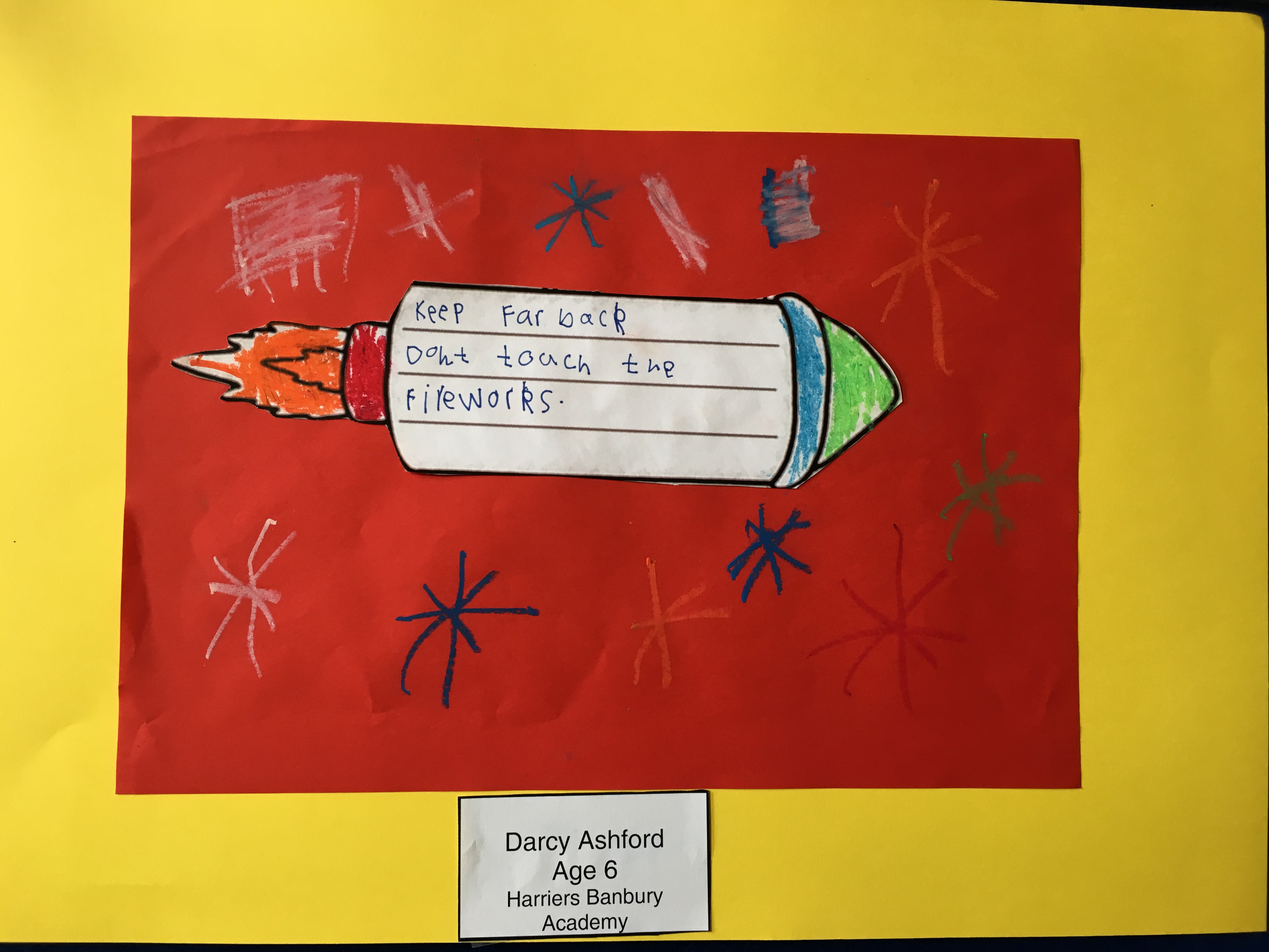 Bright sparks win fireworks safety poster competition