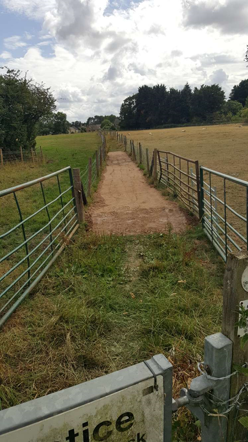 Islip footpath gets the hoggin treatment