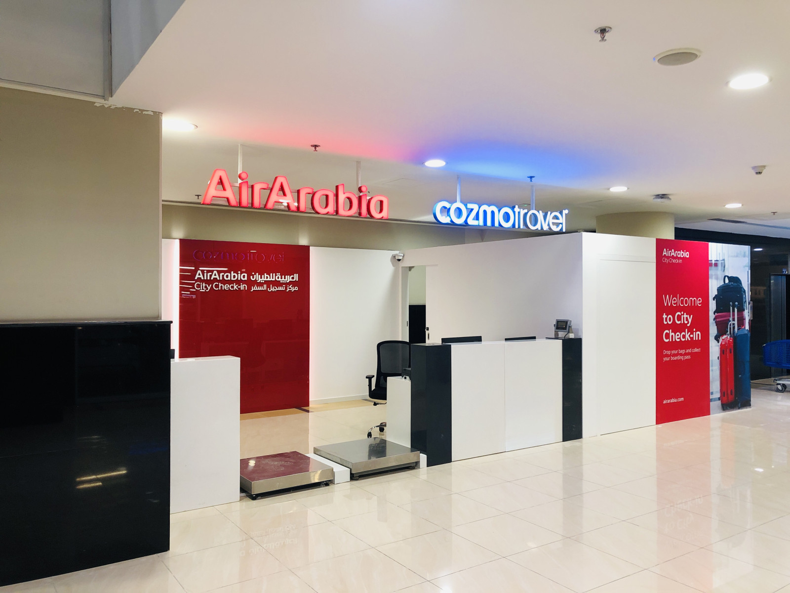 Expanded network of 14 City Check-in facilities across the