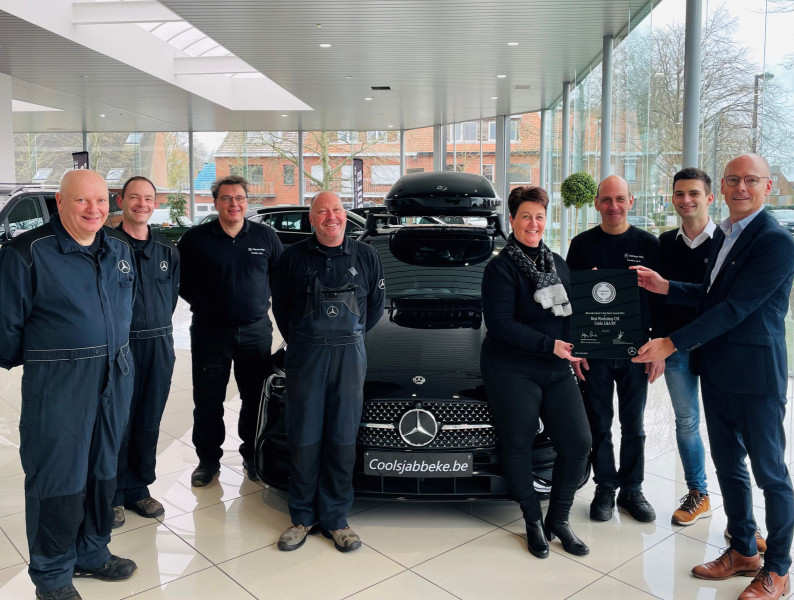 Groep Ghistelinck beste Mercedes-Benz personenwagendealer van België