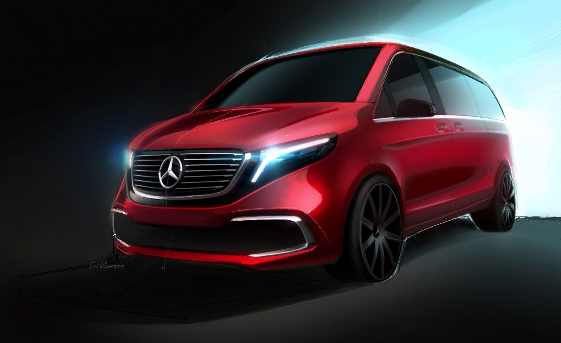 Le Mercedes-Benz EQV : premier monospace électrique haut de gamme du monde