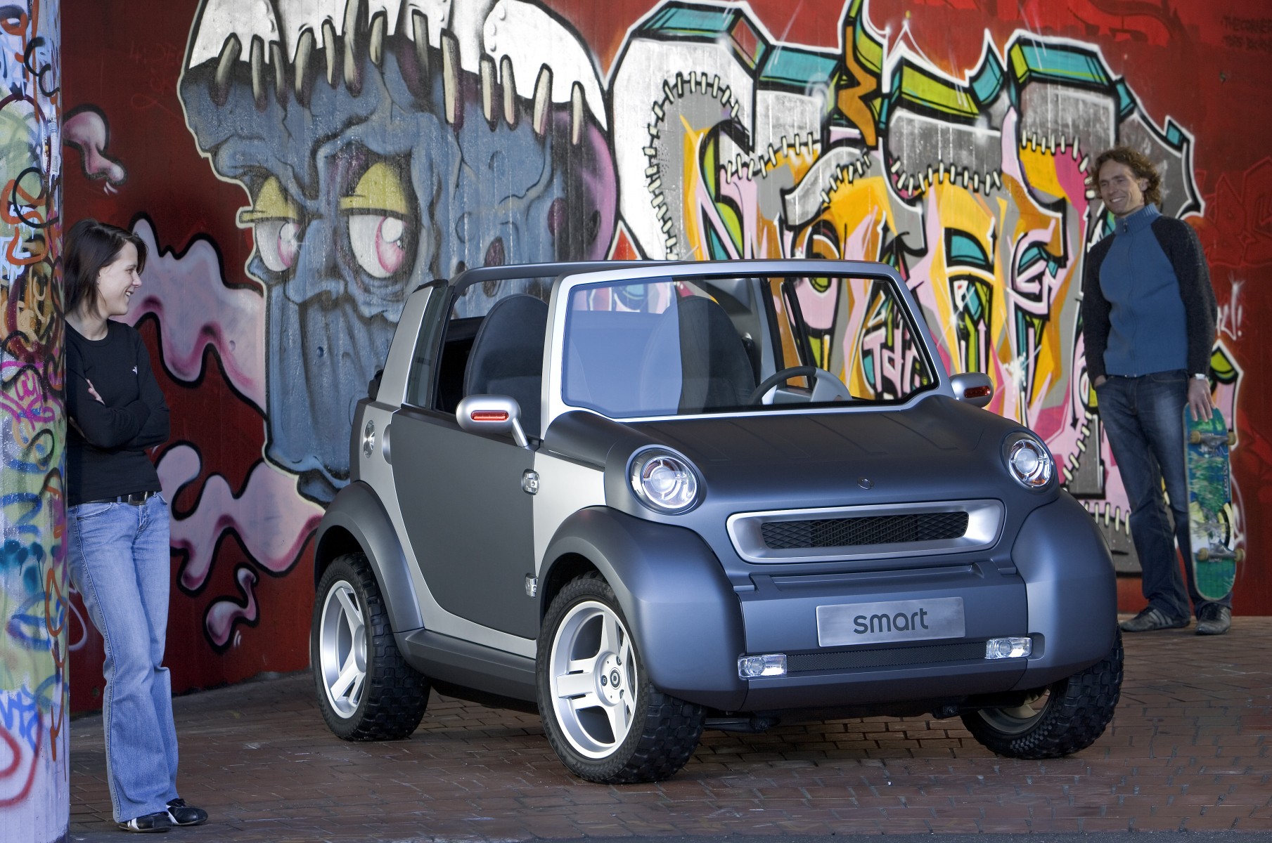 Concept-car smart crosstown : Un véhicule hybride au look unique