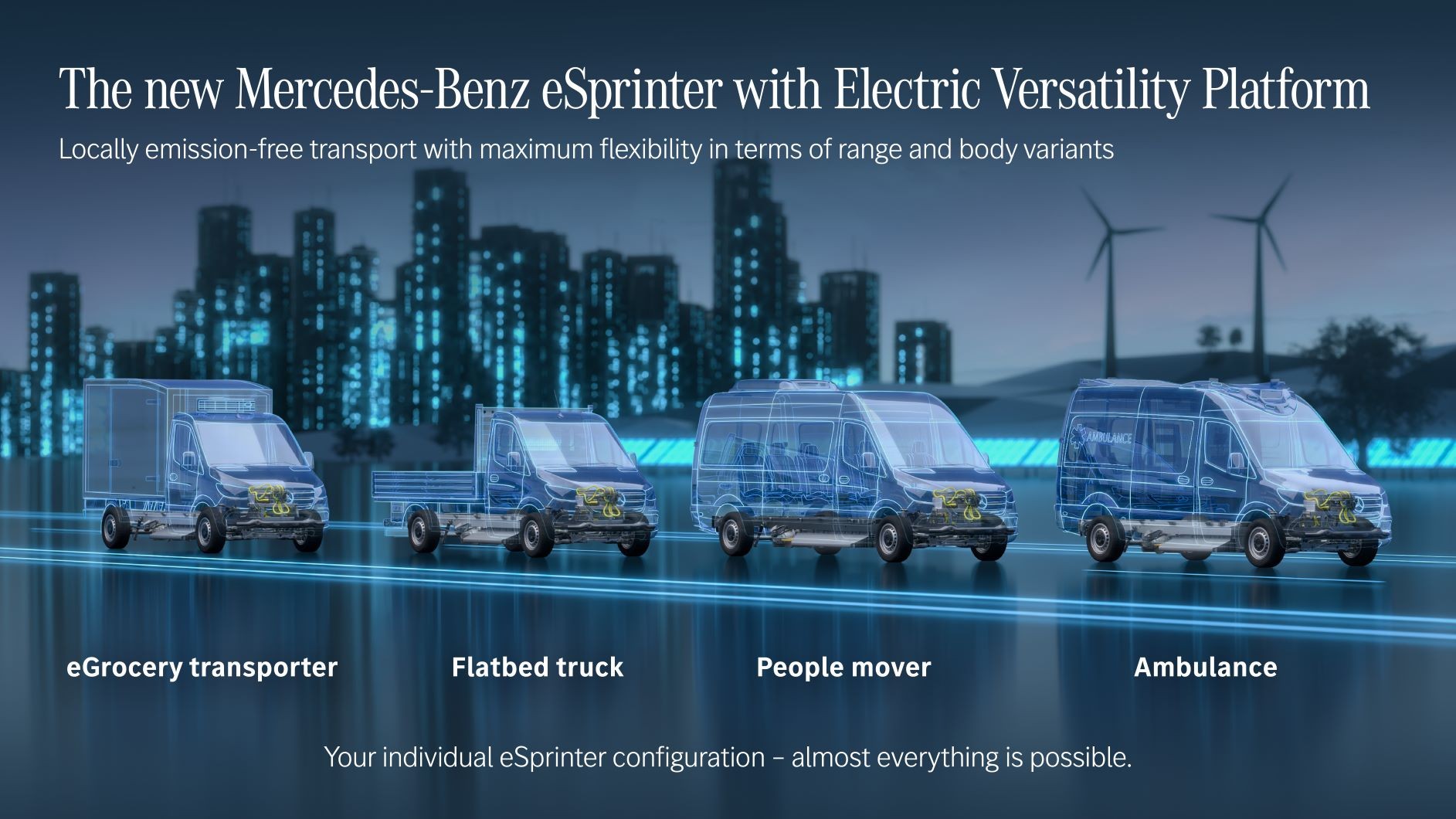 Volgende generatie eSprinter van Mercedes-Benz Vans op nieuw 'Electric ...