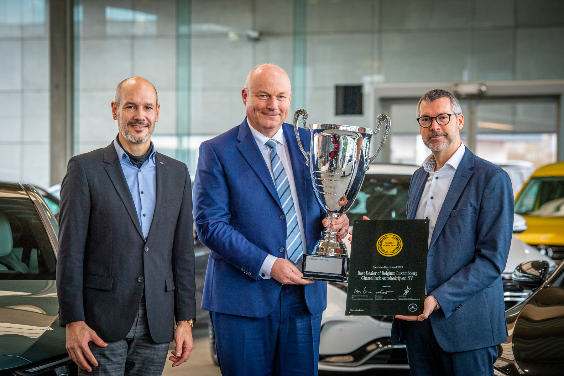 Groep Ghistelinck beste Mercedes-Benz personenwagendealer van België