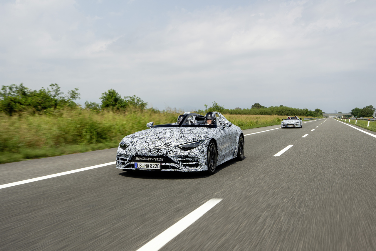 Prototypen van de Mercedes-AMG PureSpeed gaan laatste testfase in