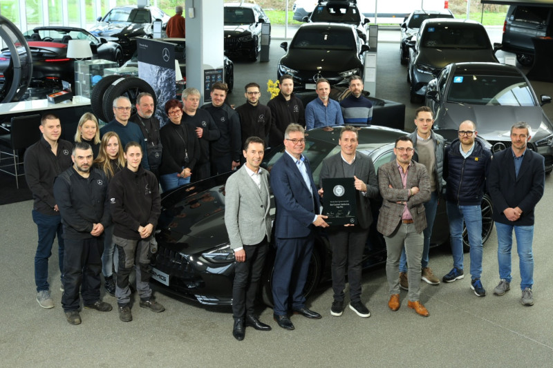 Groep Ghistelinck beste Mercedes-Benz personenwagendealer van België