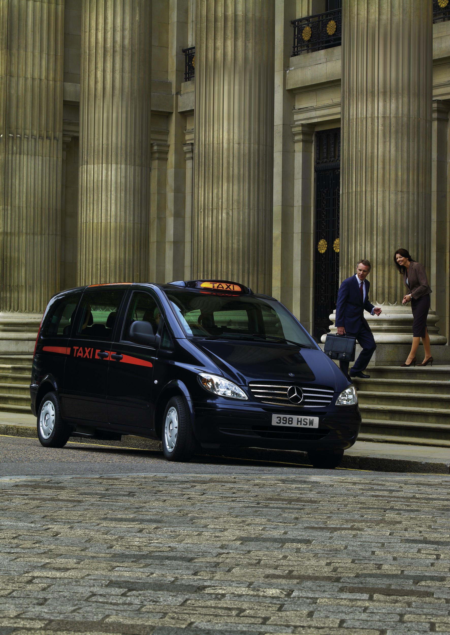 Le Mercedes-Benz Vito en taxi londonien