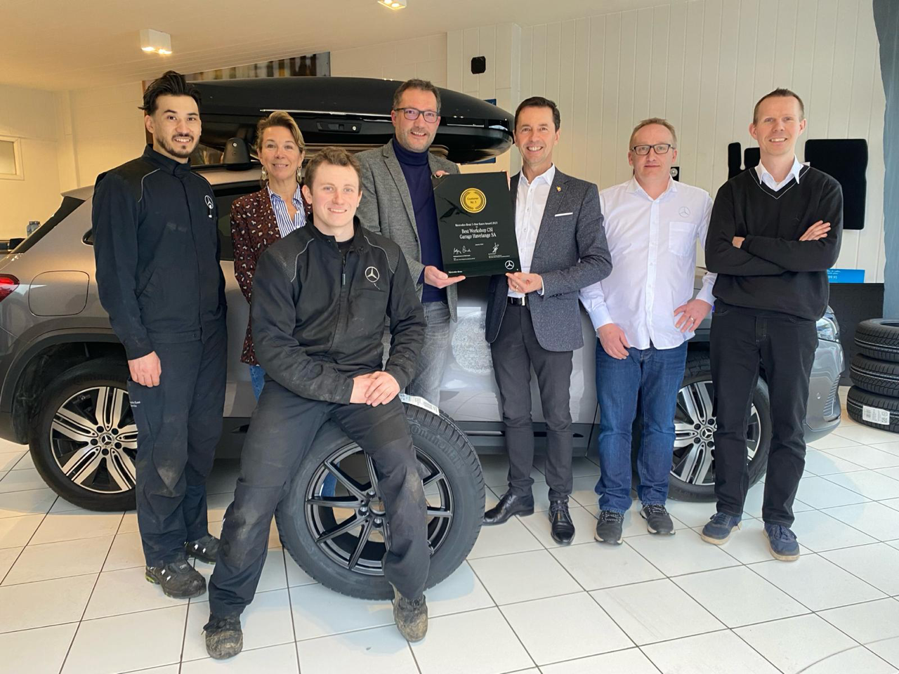 Groep Ghistelinck beste Mercedes-Benz personenwagendealer van België