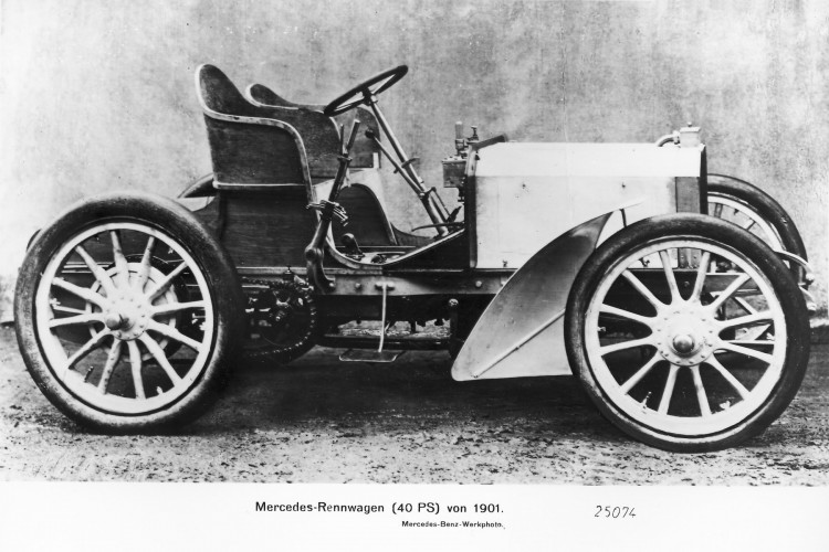 1902 Het merk Mercedes werd officieel gedeponeerd