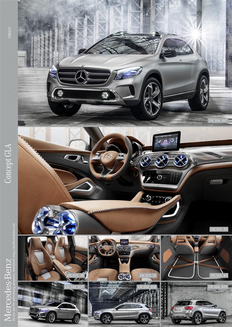 De Concept GLA van Mercedes-Benz