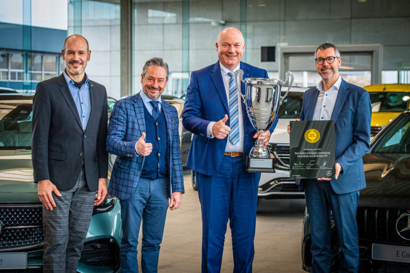 Groep Ghistelinck beste Mercedes-Benz personenwagendealer van België