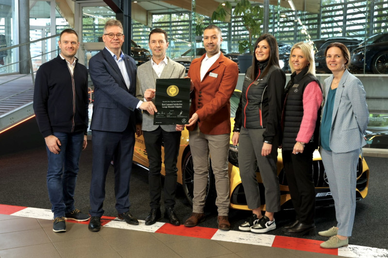 Groep Ghistelinck beste Mercedes-Benz personenwagendealer van België