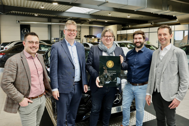 Groep Ghistelinck beste Mercedes-Benz personenwagendealer van België