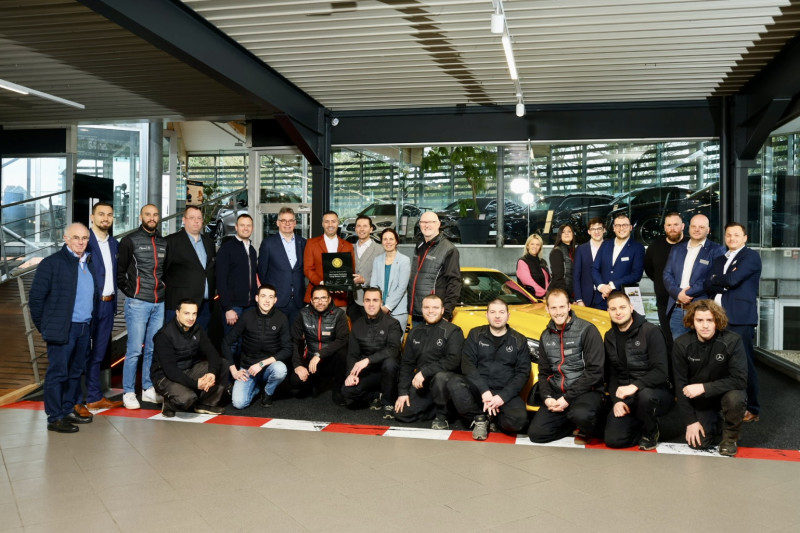 Groep Ghistelinck beste Mercedes-Benz personenwagendealer van België