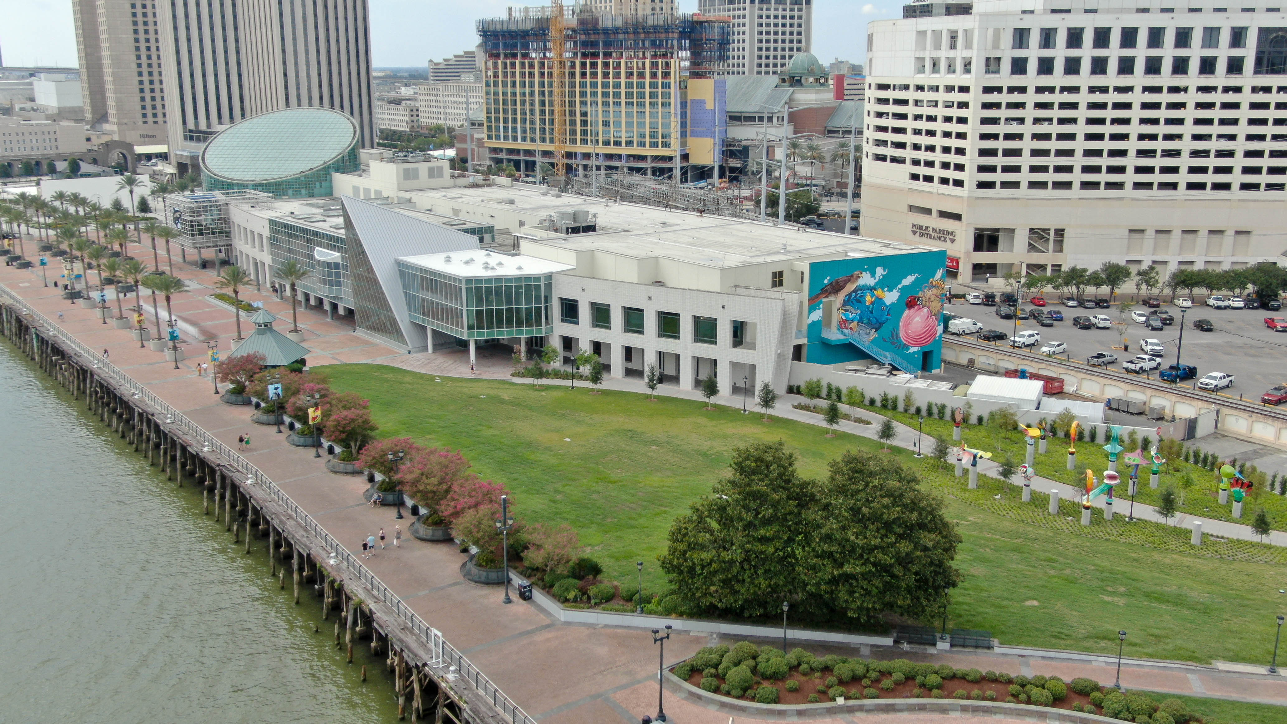 Woldenberg Riverfront Park Improvements Underway