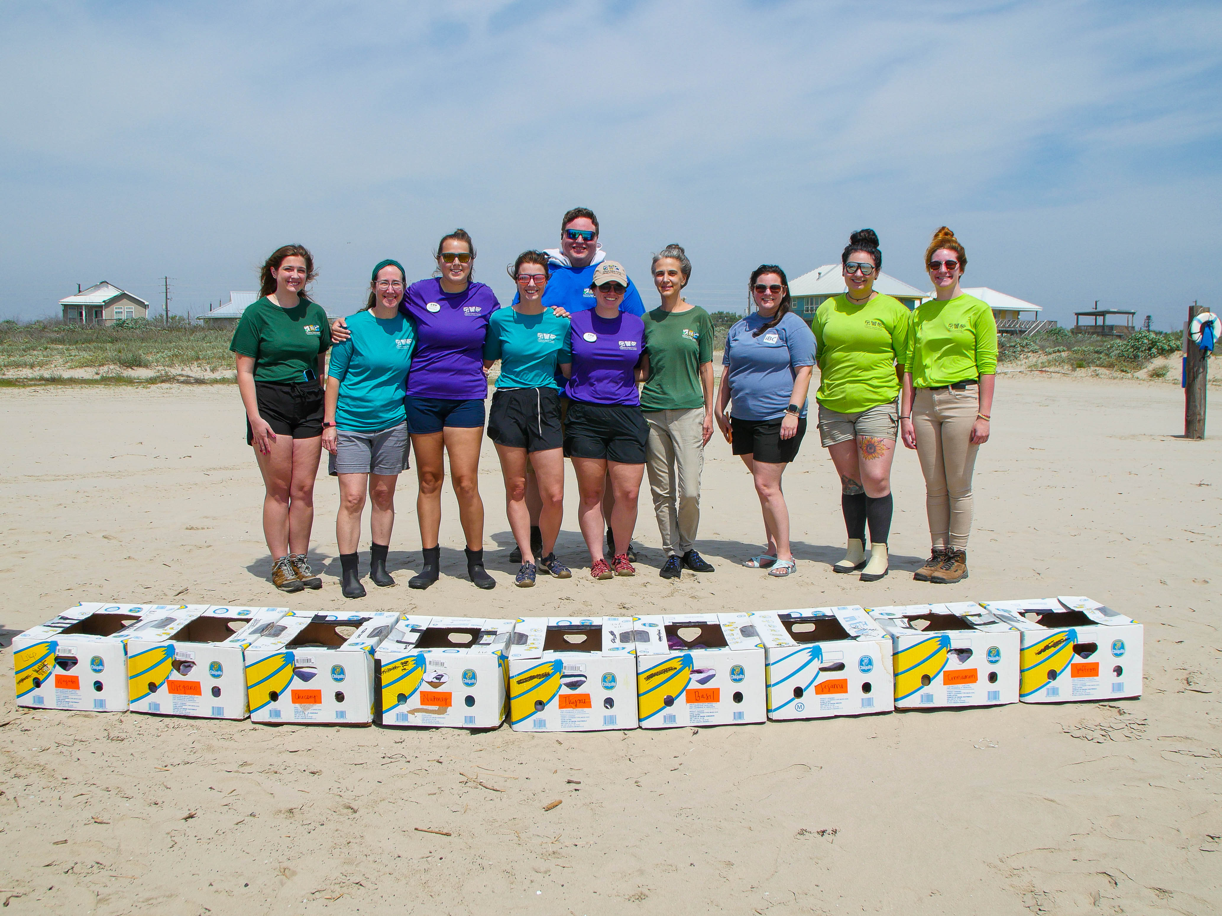 Audubon Coastal Wildlife Network Releases Nine Kemp’s Ridley Sea Turtles