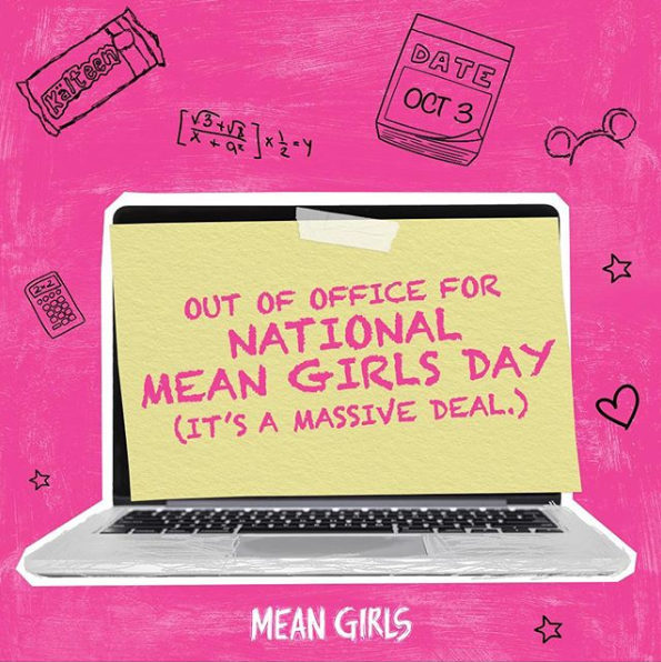 Hershey Theatre Celebrates Mean Girls Day on October 3
