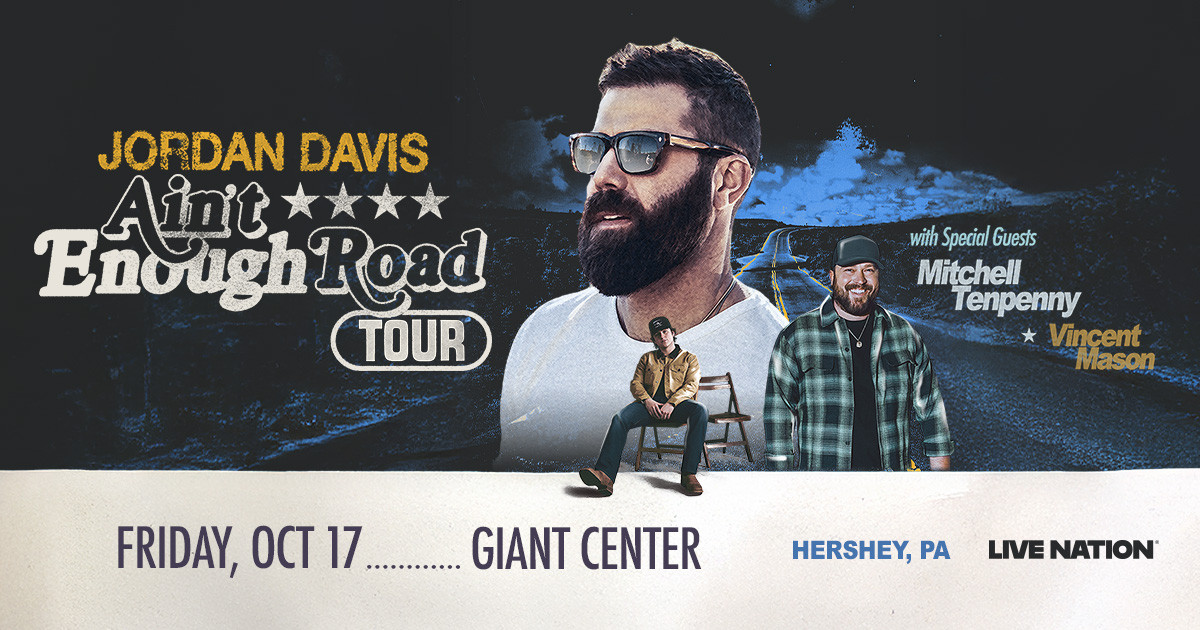 Country Musician Jordan Davis to Play GIANT Center in 2025