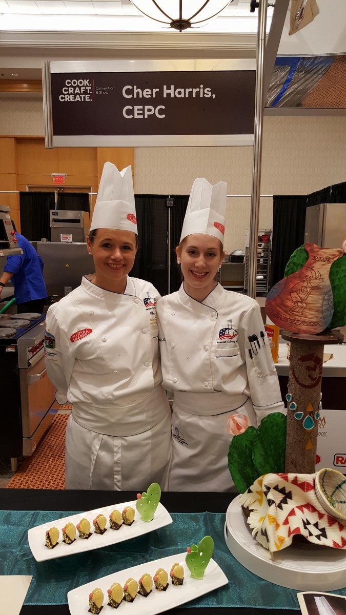 Chef Cher Harris and Emily Holtz