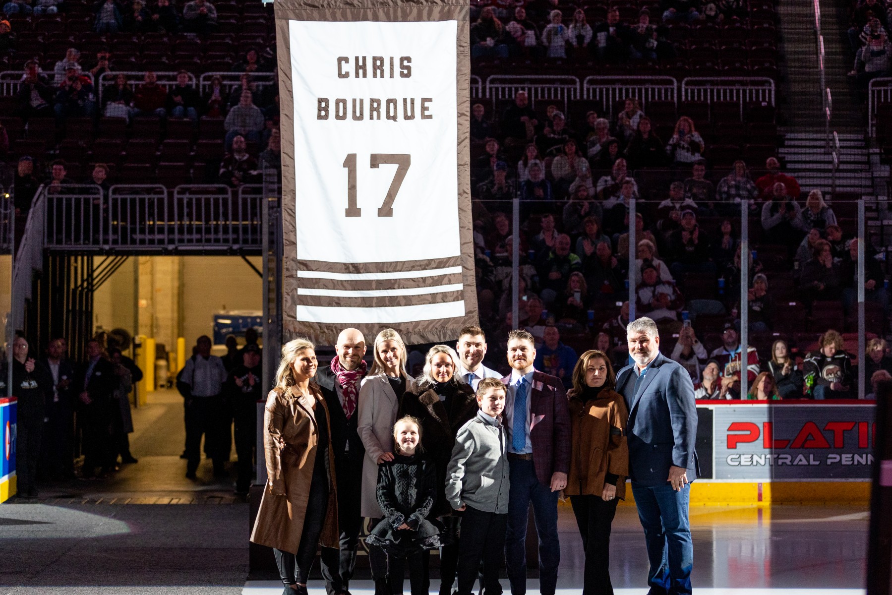 Chris Bourque Honored with Jersey Retirement Night