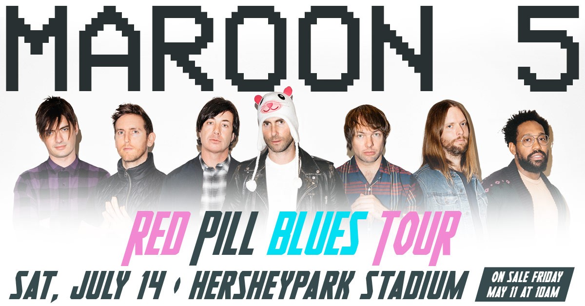 Maroon 5 to Perform at Hersheypark Stadium
