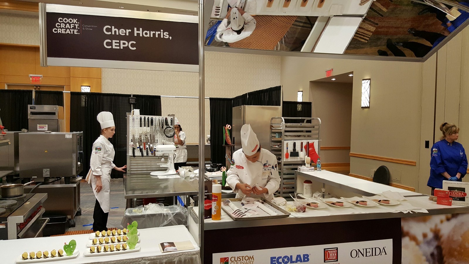 Chef Cher Harris and Emily Holtz