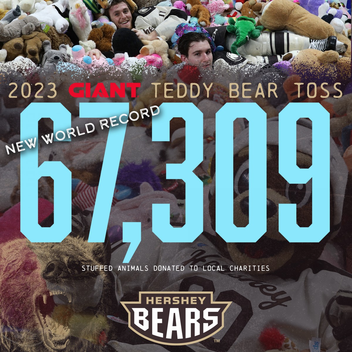 Teddy Bear Toss 2023 Record