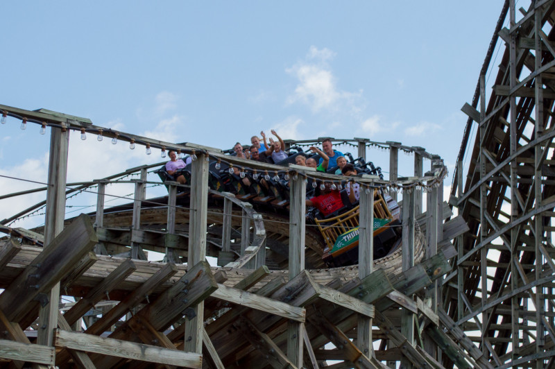 Lightning Racer Coaster Winter Maintenance at Hersheypark