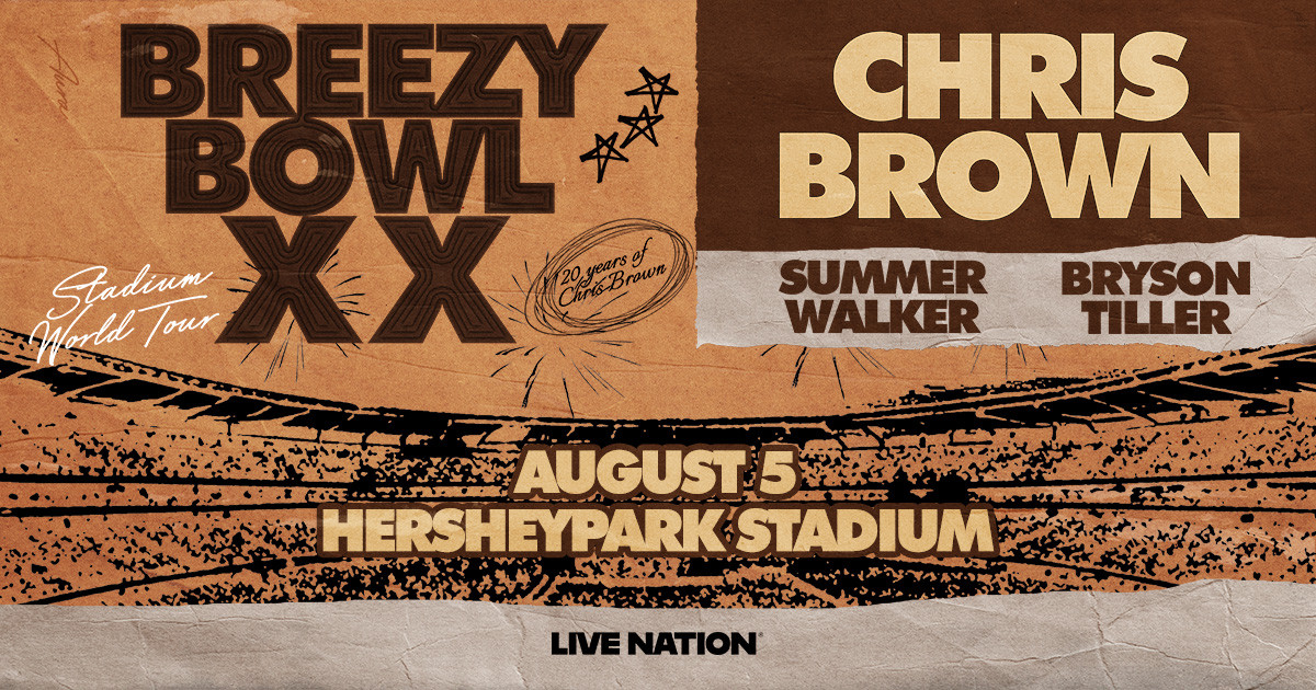 Chris Brown to Perform at Hersheypark Stadium in 2025