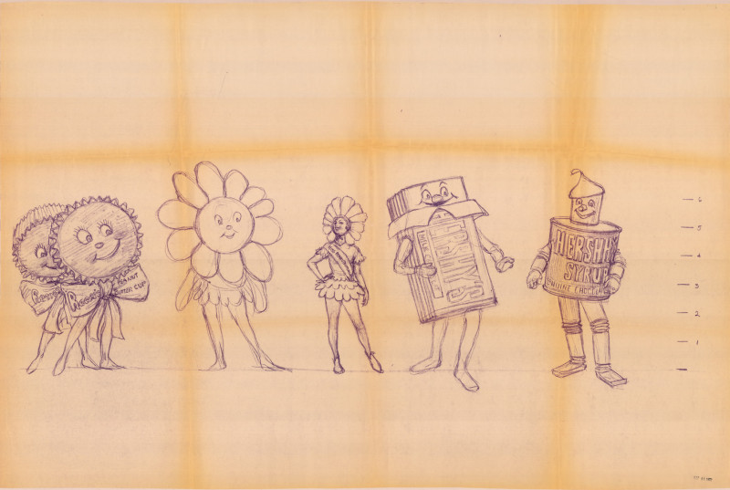 50 Years of Hershey Characters at Hersheypark