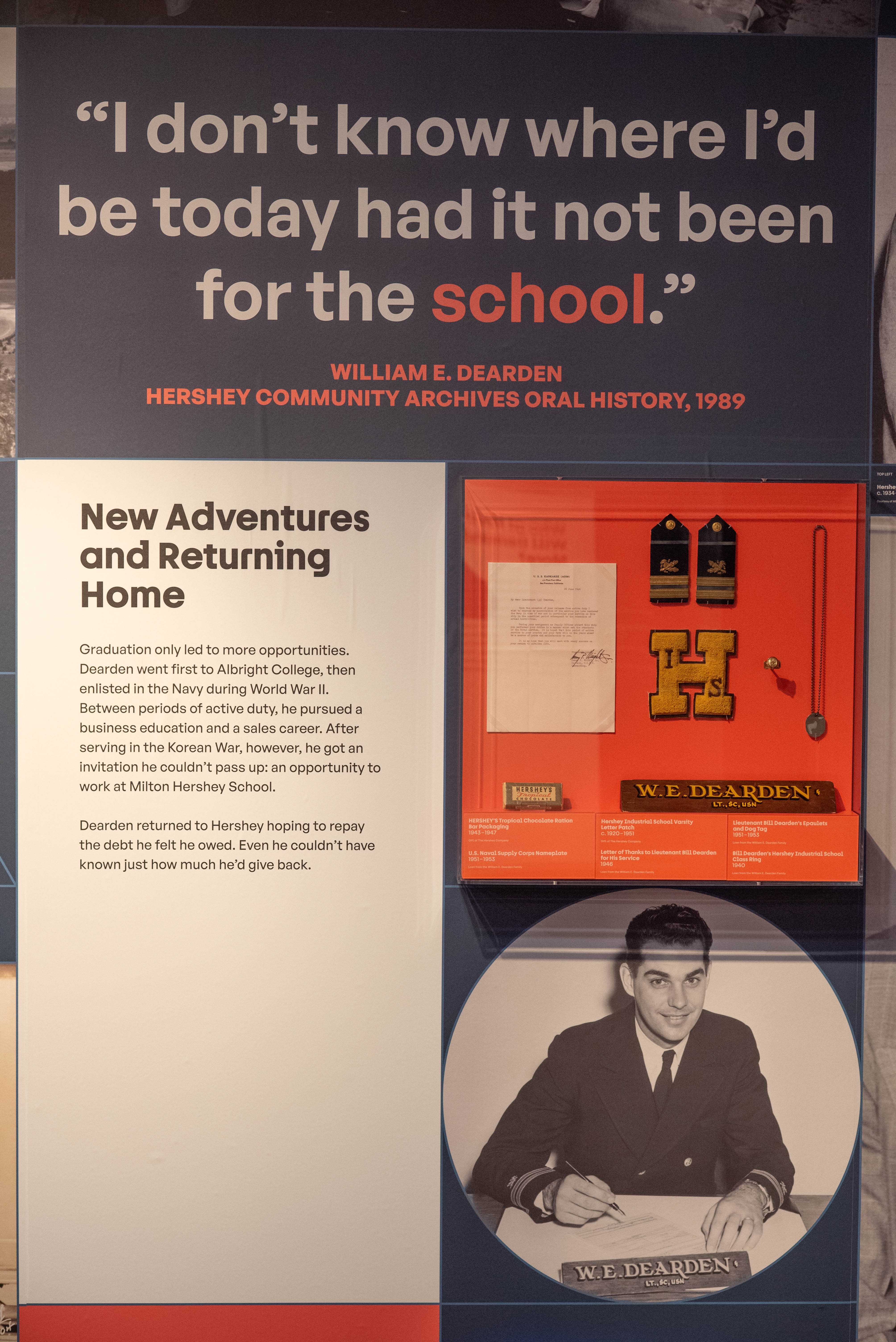 The Hershey Story Opens "The Story of Bill Dearden" Exhibit