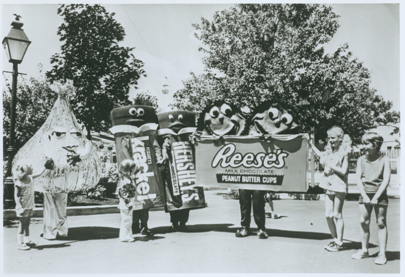 50 Years of Hershey Characters at Hersheypark