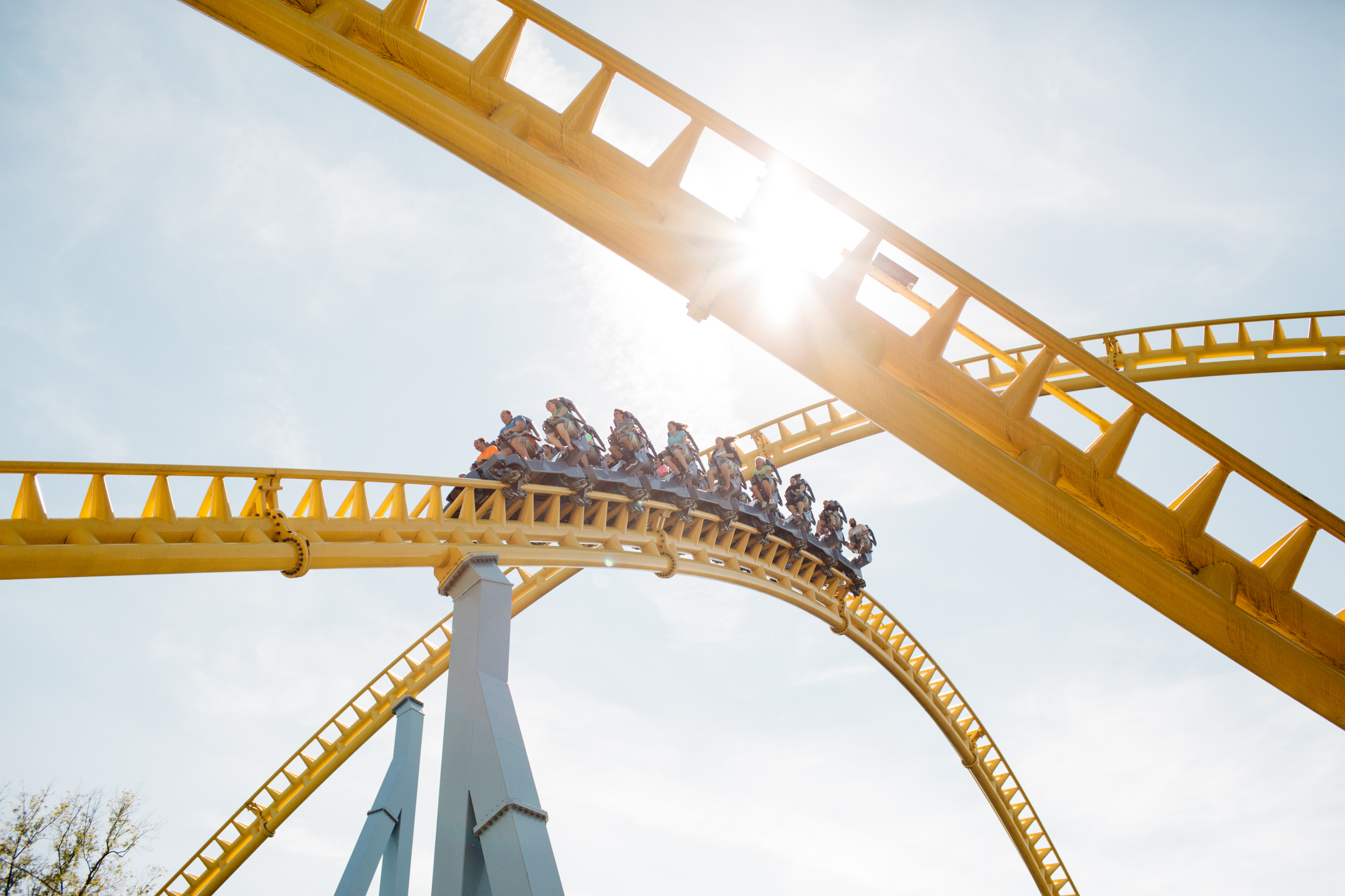 New Seats and Restraints on Skyrush Coaster at Hersheypark