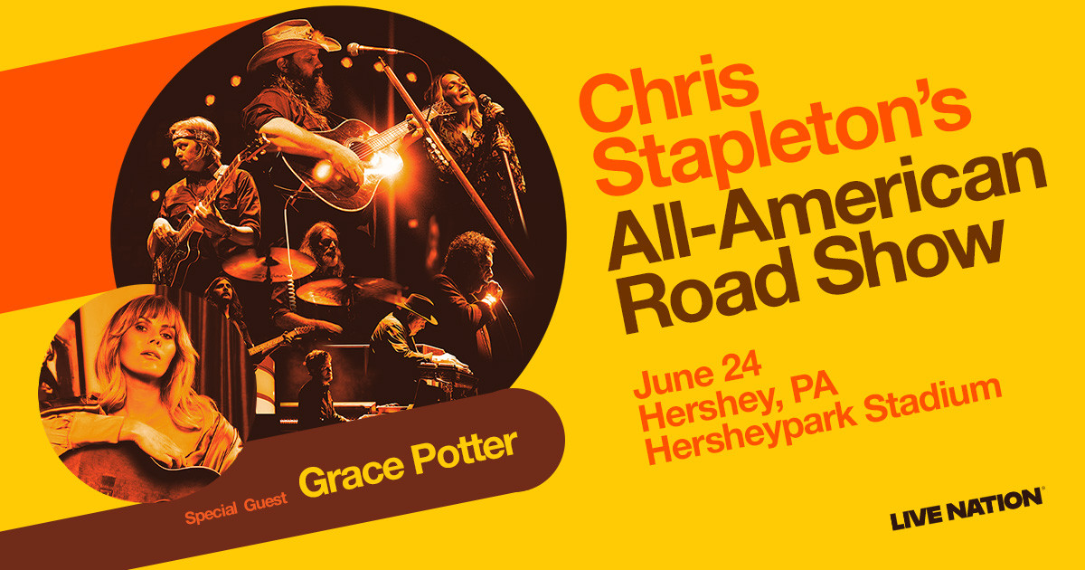 Chris Stapleton to Perform in Hershey, Pa. in June 2026