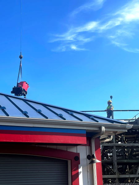 Lightning Racer Coaster Winter Maintenance at Hersheypark