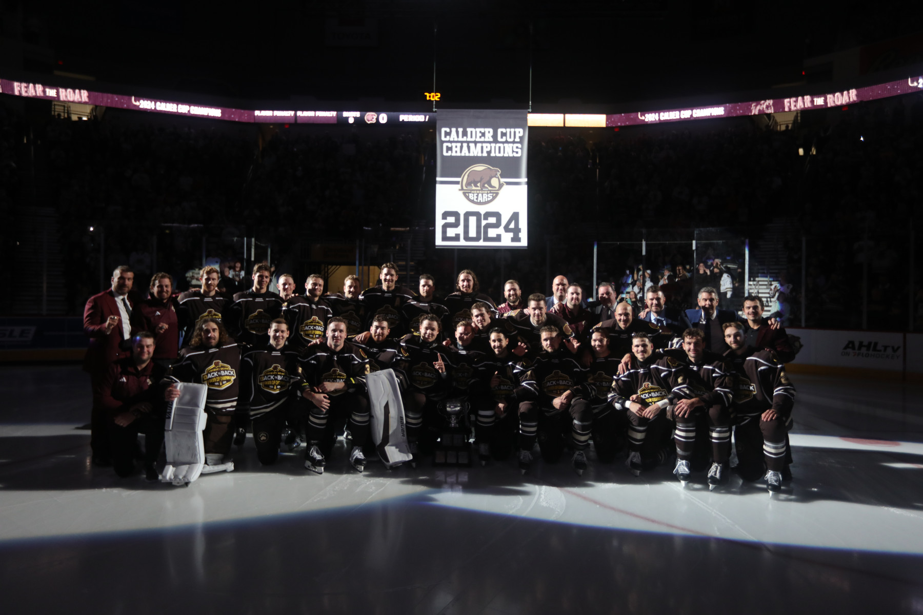 Hershey Bears Hoist Calder Cup Banner To Open 2024 25 Season